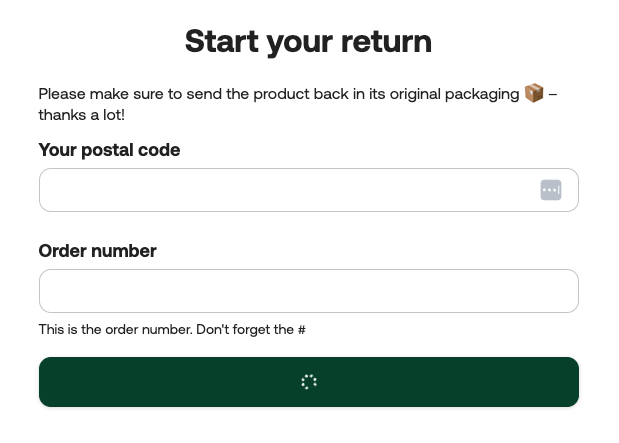 How to create a return – Sendcloud Help Centre